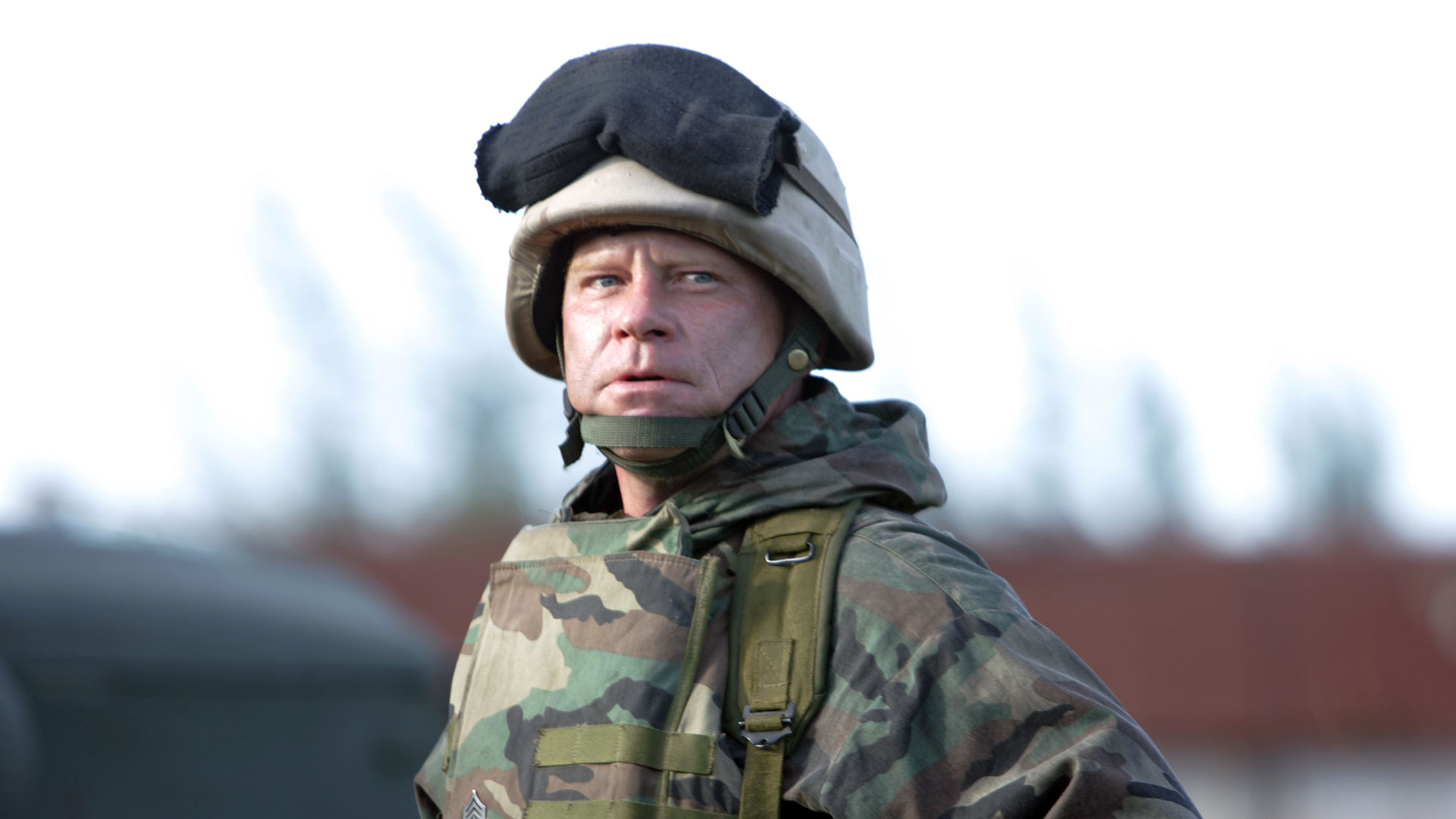 Sgt. Maj. John Sixta played by Neal Jones on Generation Kill - Official ...